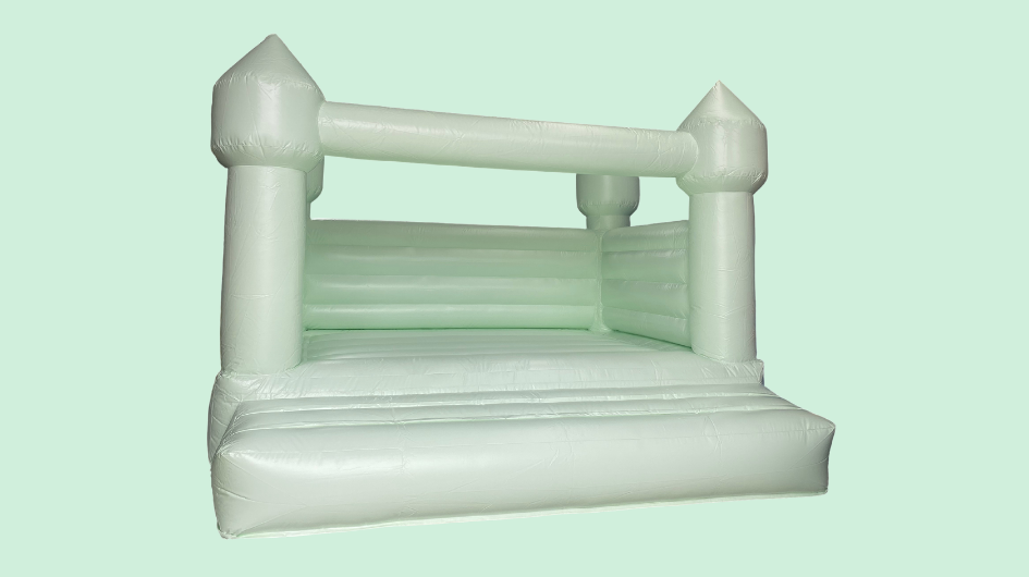 Pastel Green Jumping Castle – Bounce O Rama