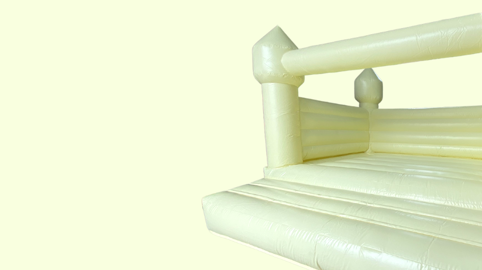 Pastel Yellow Jumping Castle – Bounce O Rama
