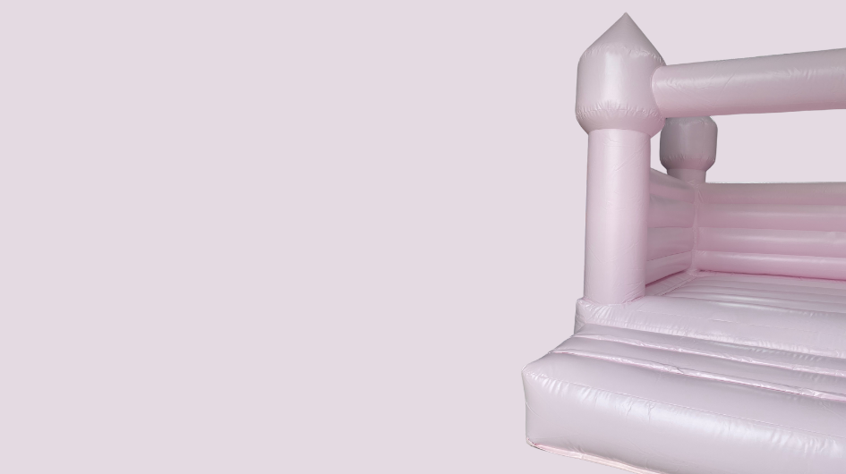 Pastel Pink Jumping Castle – Bounce O Rama